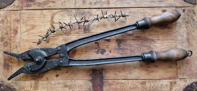 ORIGINAL WW1 RELIC German Combat Pioneer Cutter M1911 & Barbed Wire ...