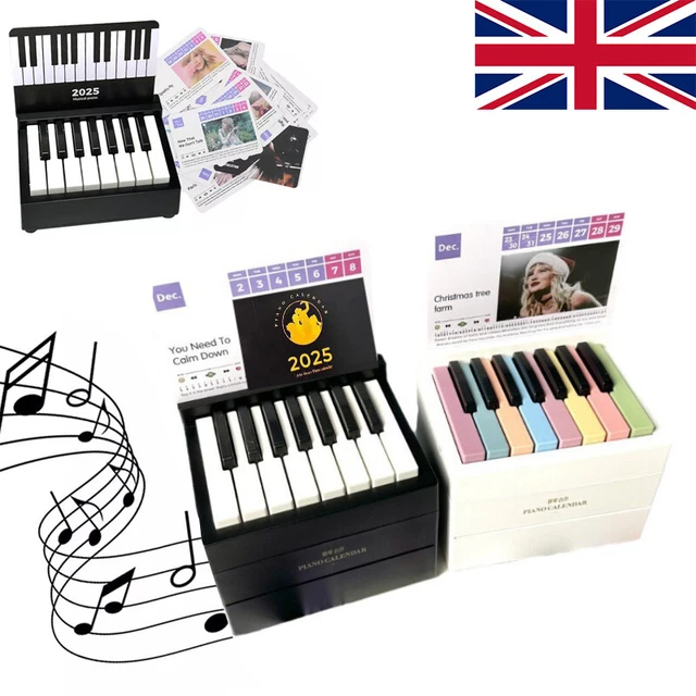 2025 TAYLOR SWIFT Piano Calendar with Music Sheets Toy Piano Musical ...
