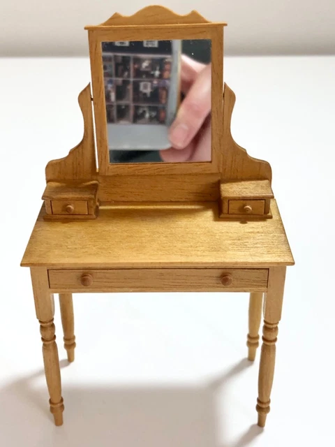DOLLS HOUSE MINIATURE 1:12 vintage dressing table by JANE NEWMAN - 1994 ...