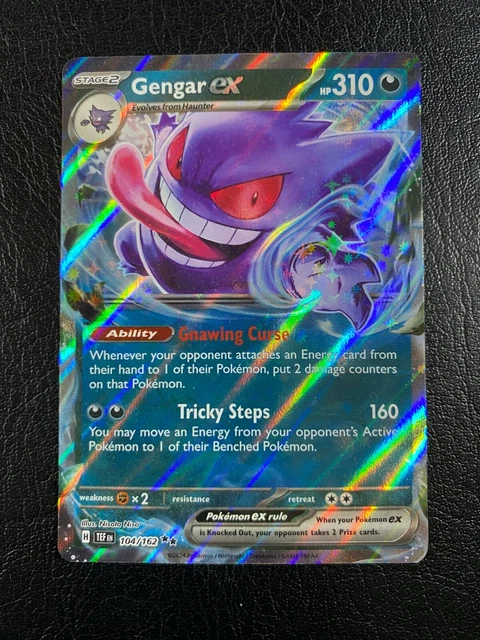 POKÉMON TCG TEMPORAL Forces Gengar Ex Rare Holo Pokemon Card NM EUR 6 ...