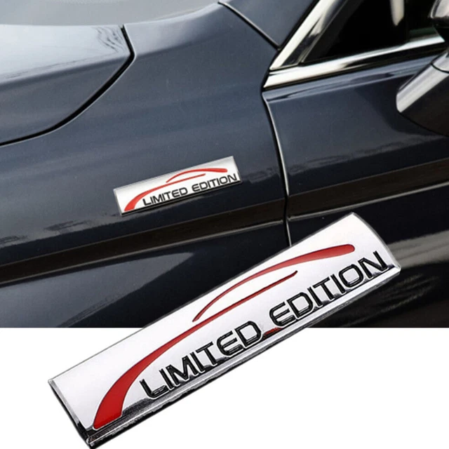 LIMITED EDITION 3D Logo Car Chrome Emblem Sticker Badge Decal Trim ...