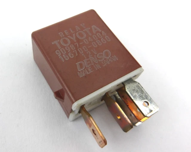 TOYOTA LEXUS GENUINE Brown Fuse Micro Relay 5 Pin 90987-04004 Denso £8. ...