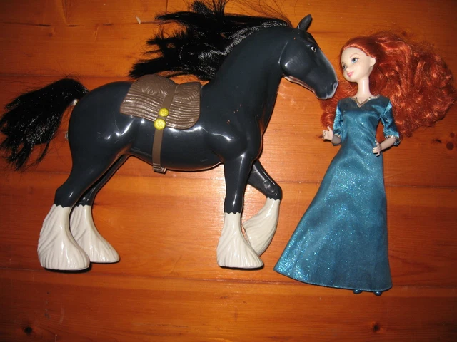 BARBIE DISNEY PUPPEN Merida Legende der Highlands Merida gelenkig ...