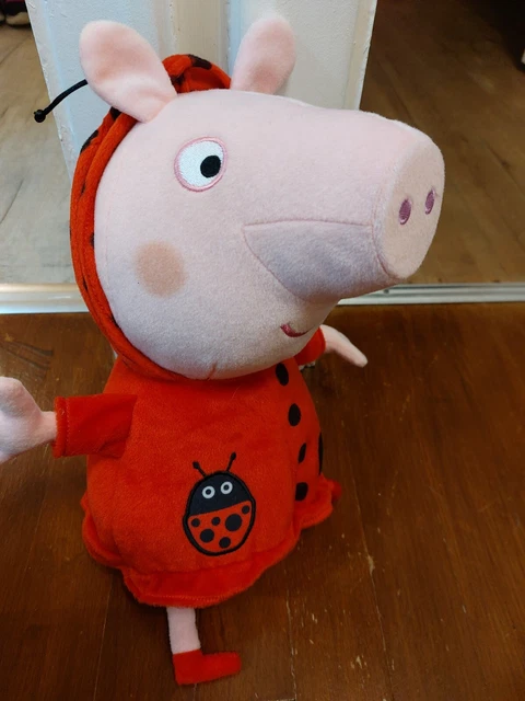 PEPPA PIG SOFT Toy Plush Ty Teddy Large 16 Inches Ladybird £6.99 ...