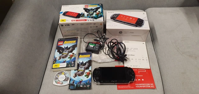 RARE - SONY PlayStation Portable PSP Console Slim & Lite + Batman Lego ...