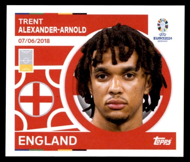TOPPS EURO 2024 Sticker - Trent Alexander-Arnold England No. ENG9 £1.00 ...