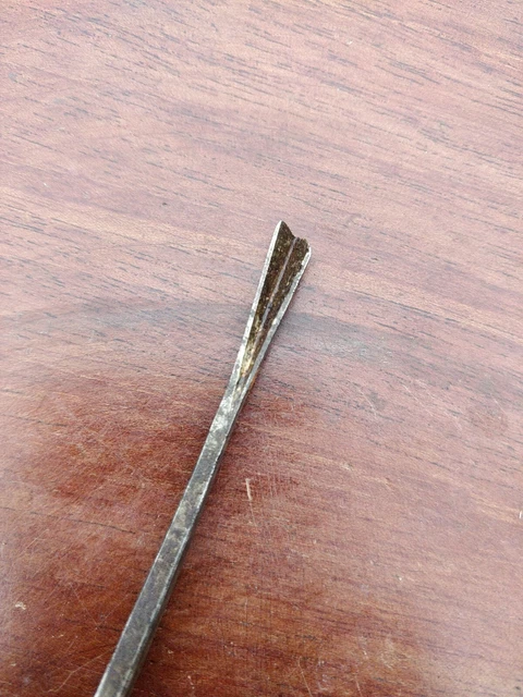 MARPLES & SONS vee V shaped skew woodcarving chisel W:3/16" 1/8 deep in ...