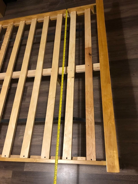 SOLID WOOD DOUBLE bed frame used £83.90 - PicClick UK