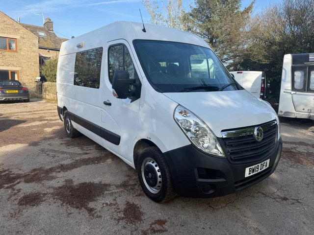 VAUXHALL MOVANO 2.3 CDTi 3500 L2 H2 Euro 6 (130 BHP ( WELFARE VAN 6 ...