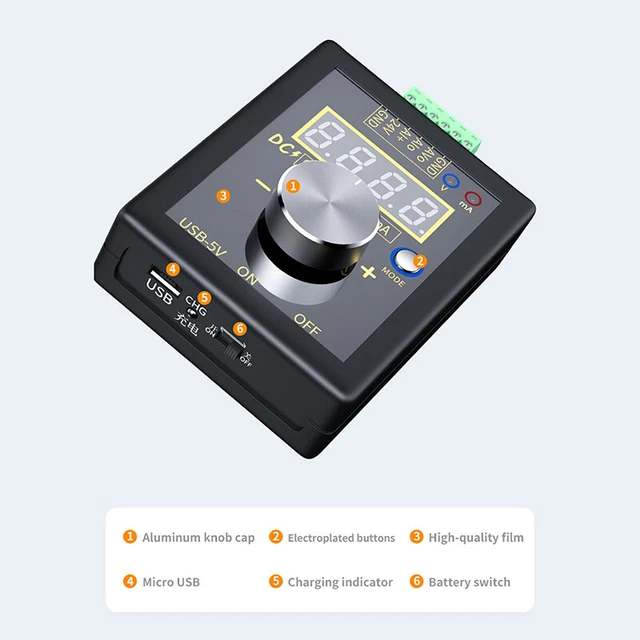 DIGITAL SIGNAL GENERATOR 0-10V 4-20mA Voltage Current Simulator ...