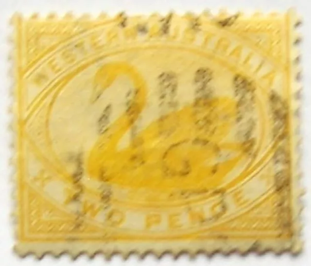 WEST WESTERN AUSTRALIA 2d yellow SWAN BIRD Stamp Used $1.98 - PicClick AU