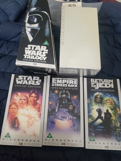 STAR WARS TRILOGY Special Edition Widescreen VHS Video UK PAL Box Set - £6.90 - PicClick UK