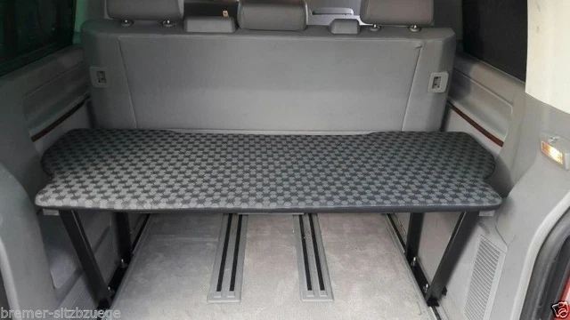 MULTIFLEX BOARD FOR VW T5 T6 T6.1 multivan bed extension shelf black ...