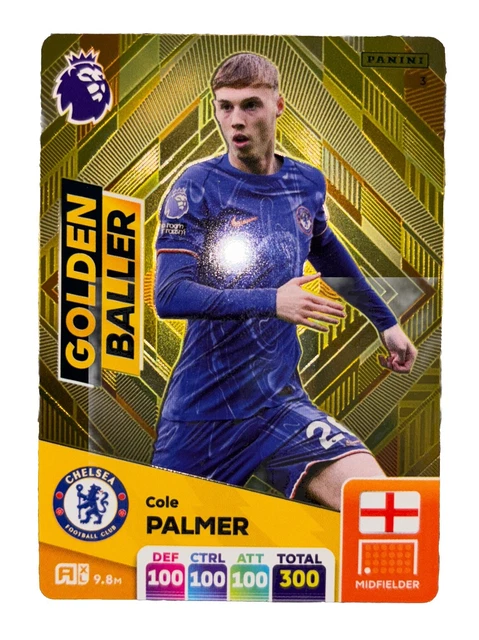 PANINI ADRENALYN XL Premier League 2025 Cole Palmer Chelsea Golden ...