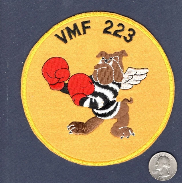 VMF-223 BOULEDOGUES WW2 Usmc F4F Wildcat F4U Corsair Escadron Patch EUR ...