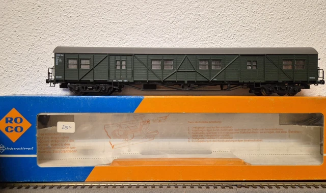 ROCO MODELL 4277, Behelfspackwagen der DB Epoche III, in OVP EUR 18,00 ...