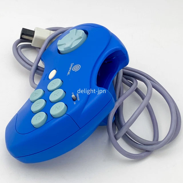 CONTROLLER DREAMCAST ASCII PAD FT ASC-1301P SNK Blue Fighting Gamepad ...