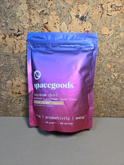 SPACEGOODS RAINBOW DUST Coffee Carmel Flavour Flavored 30 Serving New ...