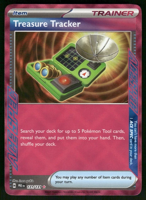 TREASURE TRACKER #131/131 Pokemon SV: Prismatic Evolutions £2.78 ...