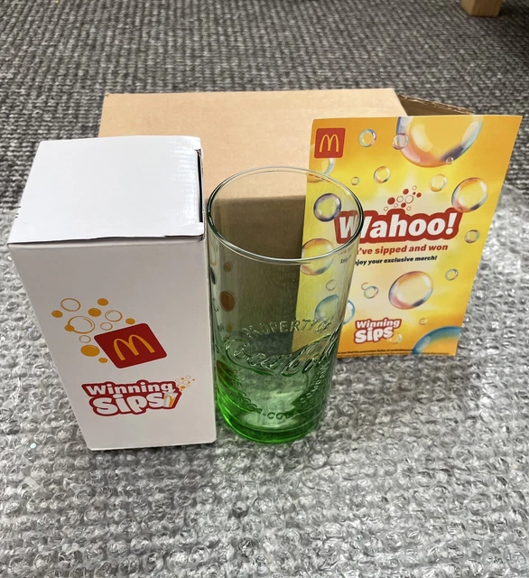 MCDONALD'S UK COCA Cola 2023 WINNING SIPS Purple Glass - new in box ...