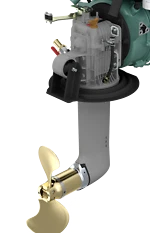 VOLVO PENTA COMPLETE 130S Sail Drive Leg Gearbox 2.19 Ratio Sailing ...