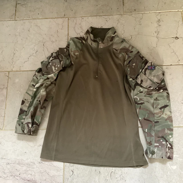 BRITISH MILITARY ARMY Combat Mtp Ubacs Under Body Armour Shirt Airsoft ...