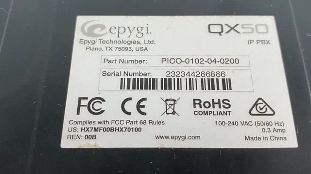 EPYGI QX50 VOIP ip pbx phone system rrp $1500! $139.95 - PicClick AU