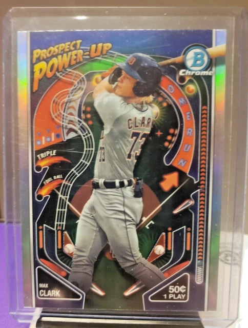 2024 BOWMAN CHROME Prospect Power-Up Max Clark PP-12 Detroit Tigers EUR ...