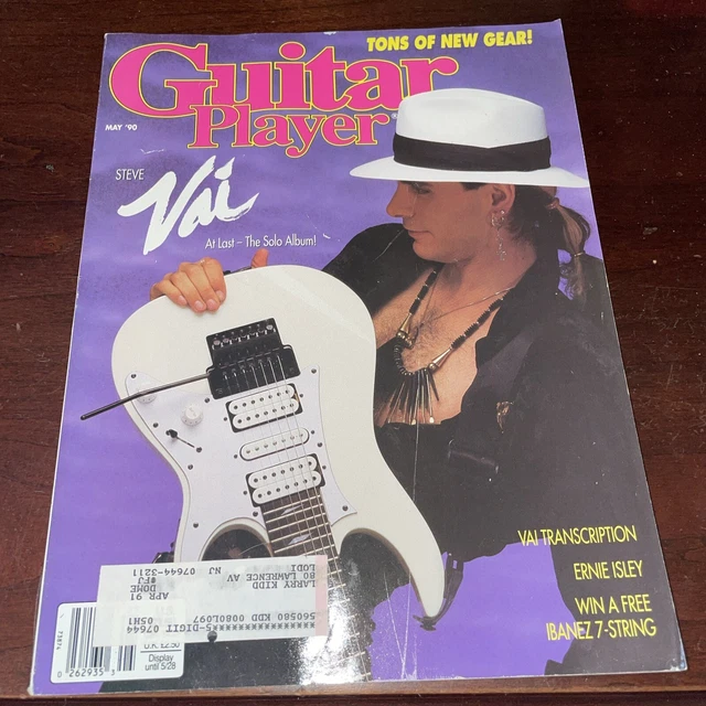GUITAR PLAYER MAGAZINE May 1990 Steve Vai - Willie Weeks M114 £9.23 ...