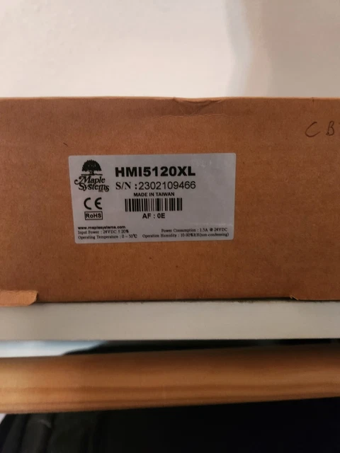 MAPLE SYSTEMS HMI 5120xl 12" inch high resolution screen $1,000.00 ...