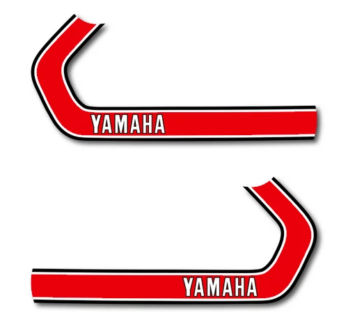 YAMAHA DT 125 DTE DTF - Kit Sticker decals - 1976 - red - DT175 EUR 32 ...