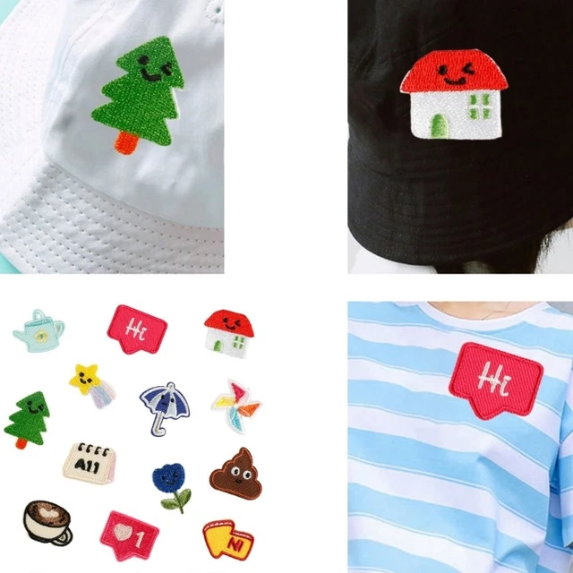 13 PCS HOUSE Sewing Patches Kettle Embroidered Patches Iron On/Sew on ...