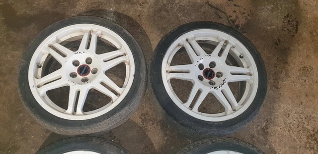 17& SPEEDLINE CHRONO Alloy Wheels & Tyres Fit Impreza 5x100 Wrx Sti Ra ...