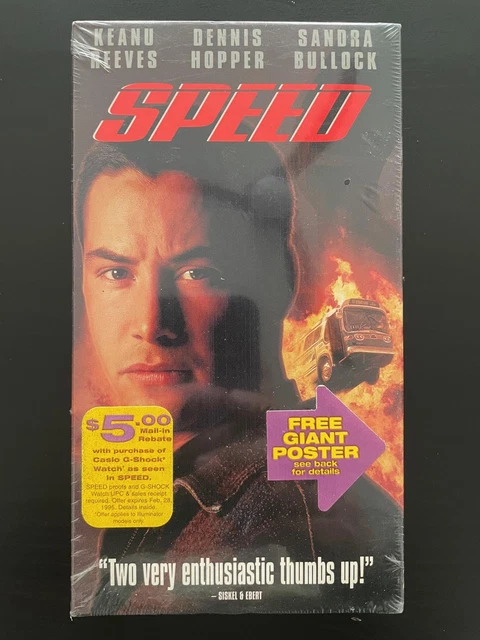 SPEED VHS TAPE Keanu Reeves 20th Century Fox (Sealed) 1994 £12.00 ...