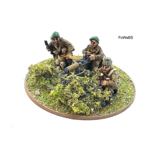 28MM BOLT ACTION WW2 British Commando MMG Team - Painted by FoWaBS. £30 ...