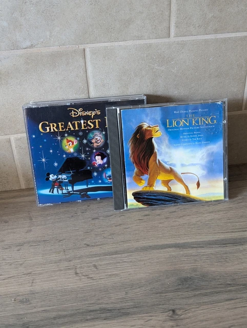 DISNEY CD BUNDLE lion king original vintage soundtrack CD Disney ...