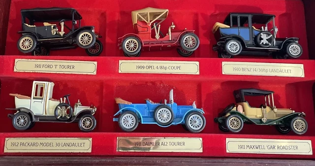MATCH BOX MODEL Vintage Cars Unique Display Case Old Toy Retro Classic ...