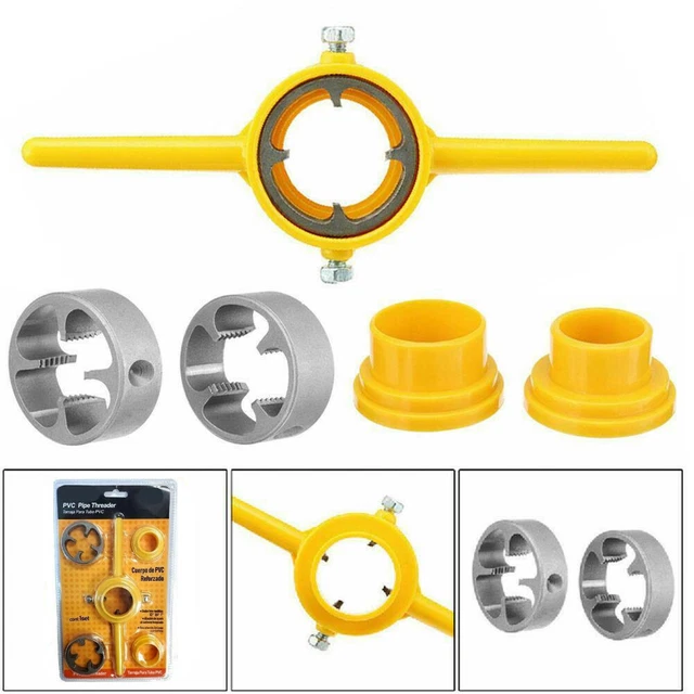 NEW PVC THREADER Maker Tools Kit NPT Die Set Pipe Threader For Pumps ...