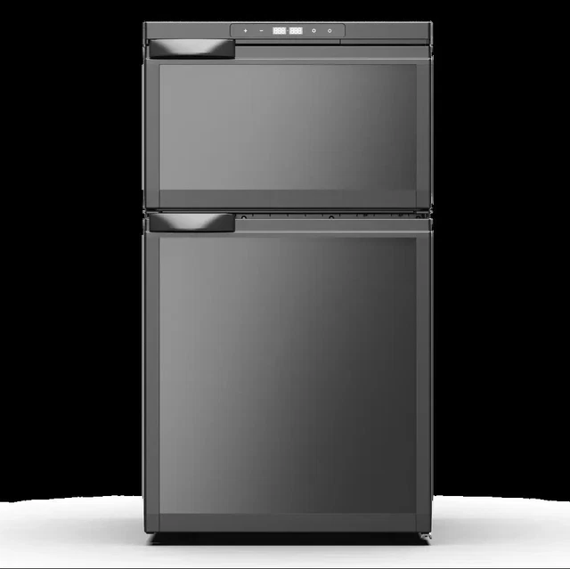 DUAL 80 LITRE Fridge Freezer 12V 24V Compressor Motorhome Caravan ...