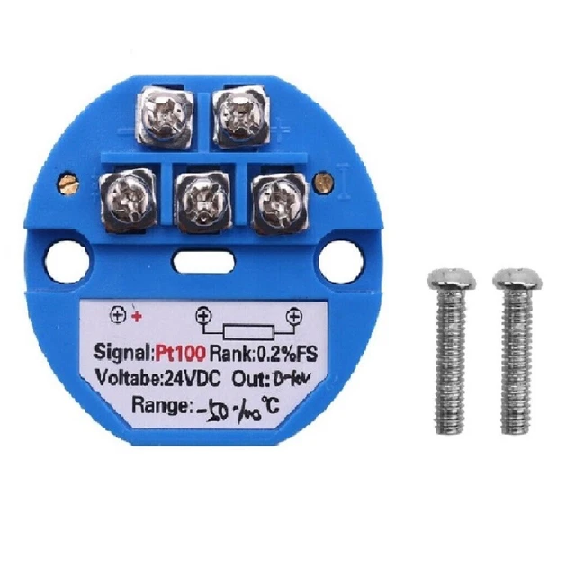 1STK RTD PT100 Temperaturtransmitter DC24V Minus 50 ~ 100 Grad Ausgang ...
