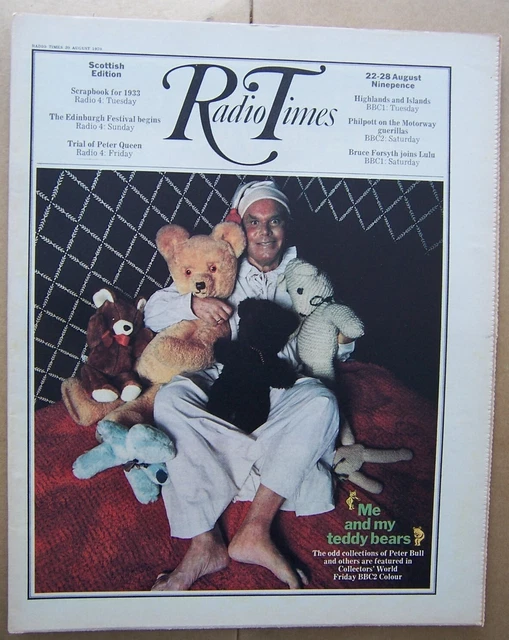 RADIO TIMES/1970/TEDDY BEARS/THE Virginian/Edward Woodward/Nigel Stock ...