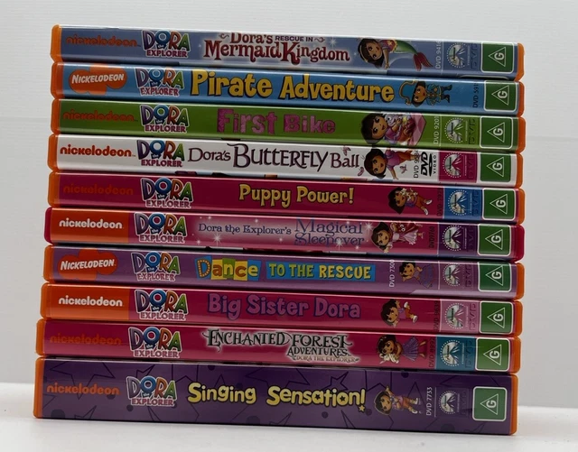 DORA THE EXPLORER 10 DVD Lot Kids Children Collection Tested Working ...