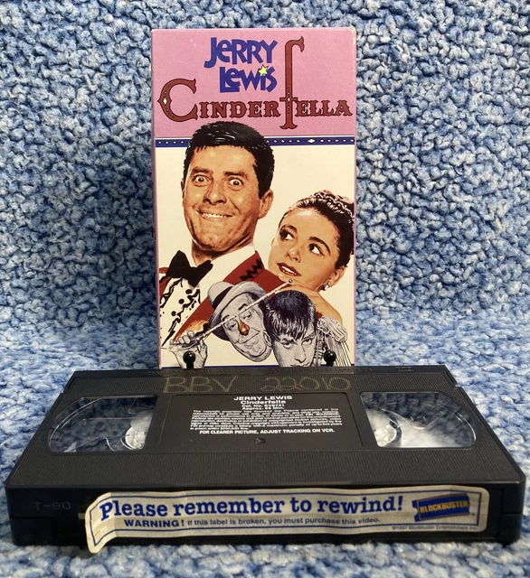 CINDERFELLA VHS 1988 Jerry Lewis Vintage Fairytale Comedy Movie £9.28 ...