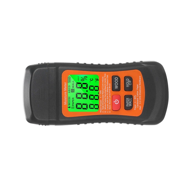 MOISTURE METER FOR Wood Wall Paper Caravan Damp Plasterboard Tester ...