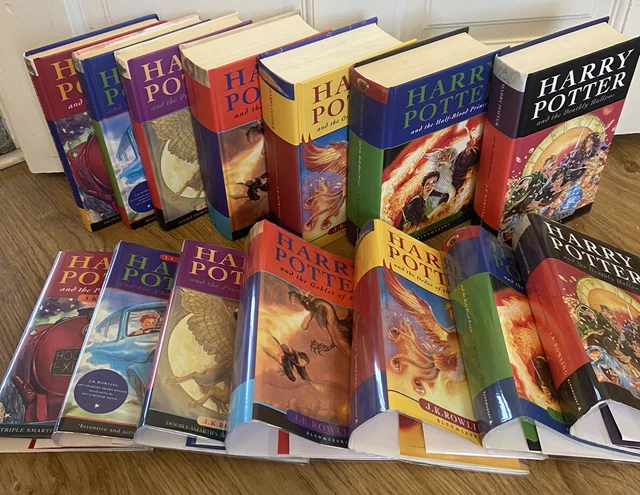 HARRY POTTER COMPLETE Hardback Book Set Books 1-7 Bloomsbury First ...