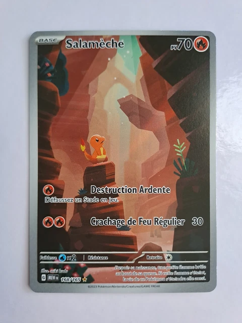 CARTE FRANÇAISE POKÉMON série 151 EV3.5 - Salamèche ALT 168/165 EUR 32 ...
