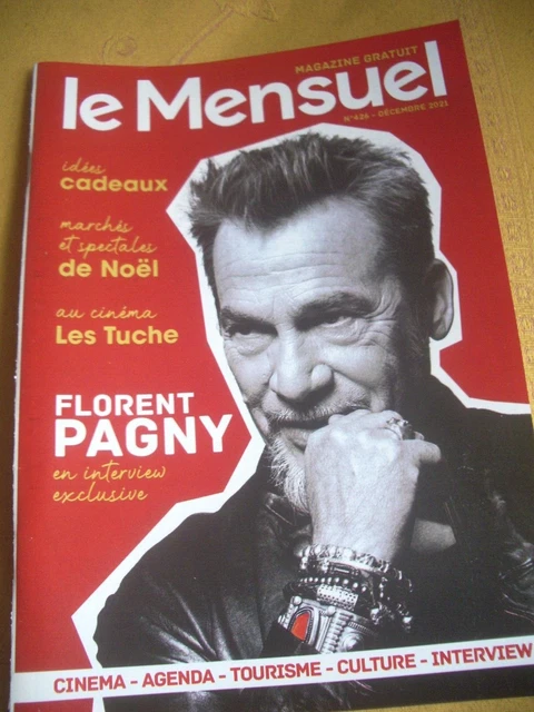 MAGAZINE REVUE LE Mensuel déc.2021 couv. Florent Pagny photo interview ...