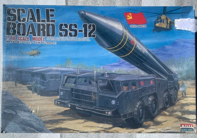 NEW SEALED ARII Scale Board SS-12 Nuclear Ballistic Missile Model Kit ...
