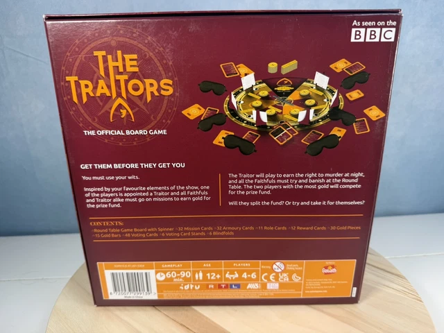 THE TRAITORS OFFICIAL Board Game BBC TV Goliath Complete Perfect £16.00 ...