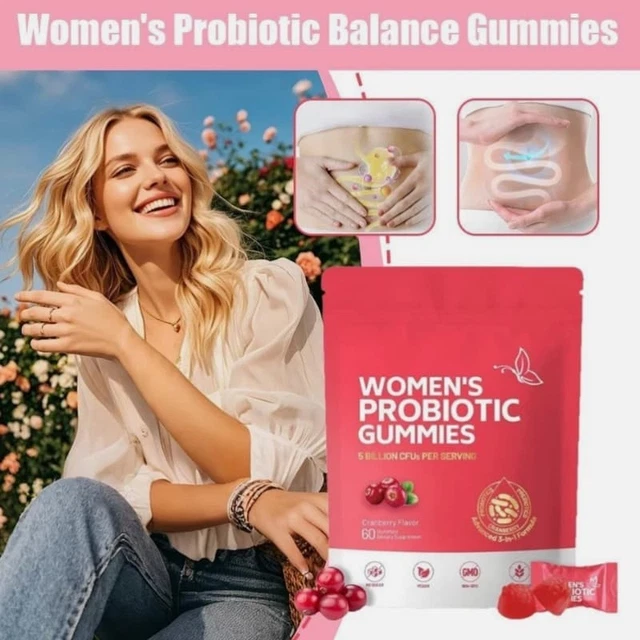 60PCS/BAG PH GUMMIES Vaginal Probiotics for Women, Feminine Balance £11 ...